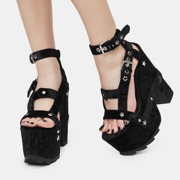 YRU | Shoes | Yru Night Call Platform Sandals | Poshmark